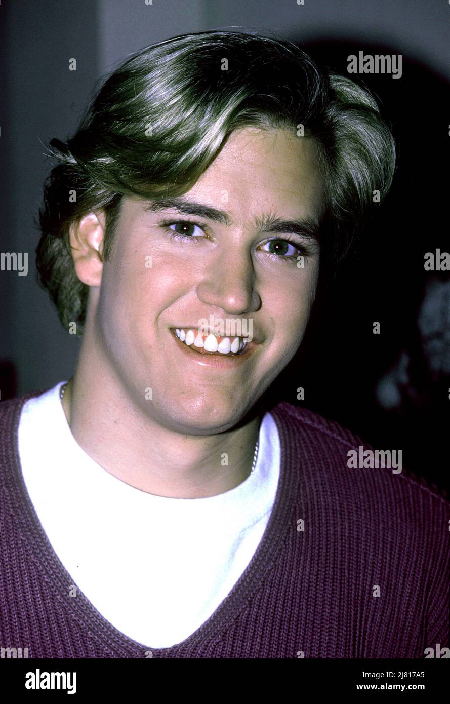 Mark-Paul Gosselaar on the set of Saved by the Bell in 1993 Credit: Ron ...