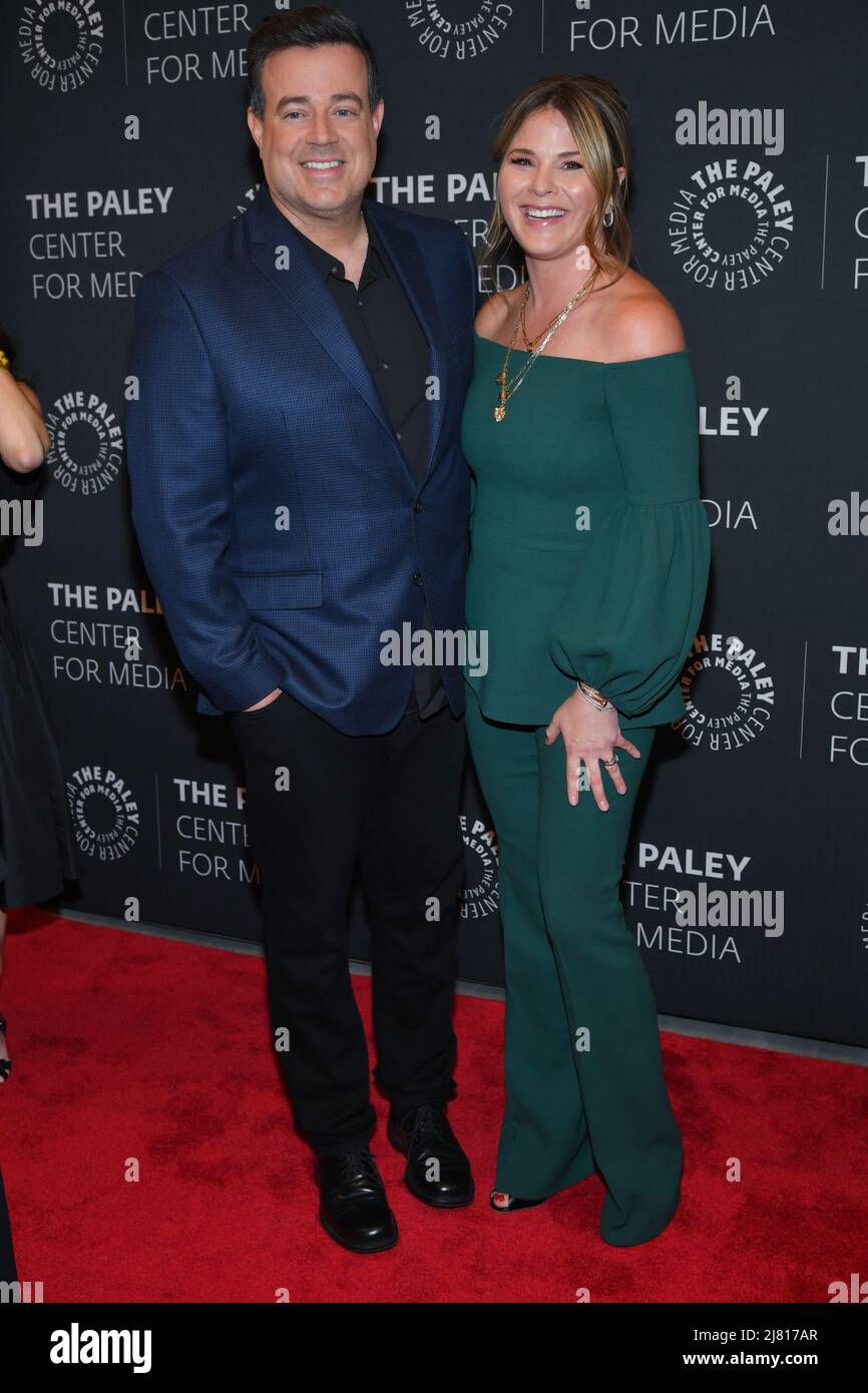 Carson Daly and Jenna Bush Hager Stock Photo - Alamy