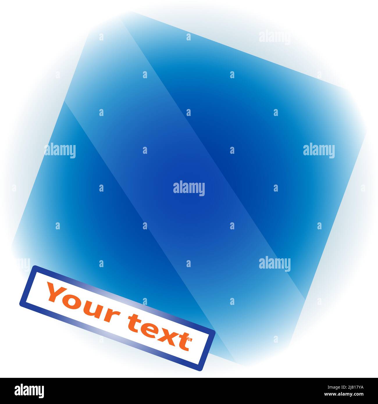 Abstract layout in sky blue color. Bright poster for business. Place ...