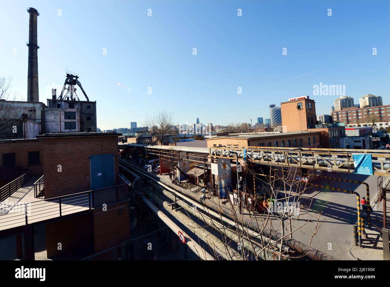 A view of the 798 Art Zone in Beijing, China Stock Photo - Alamy