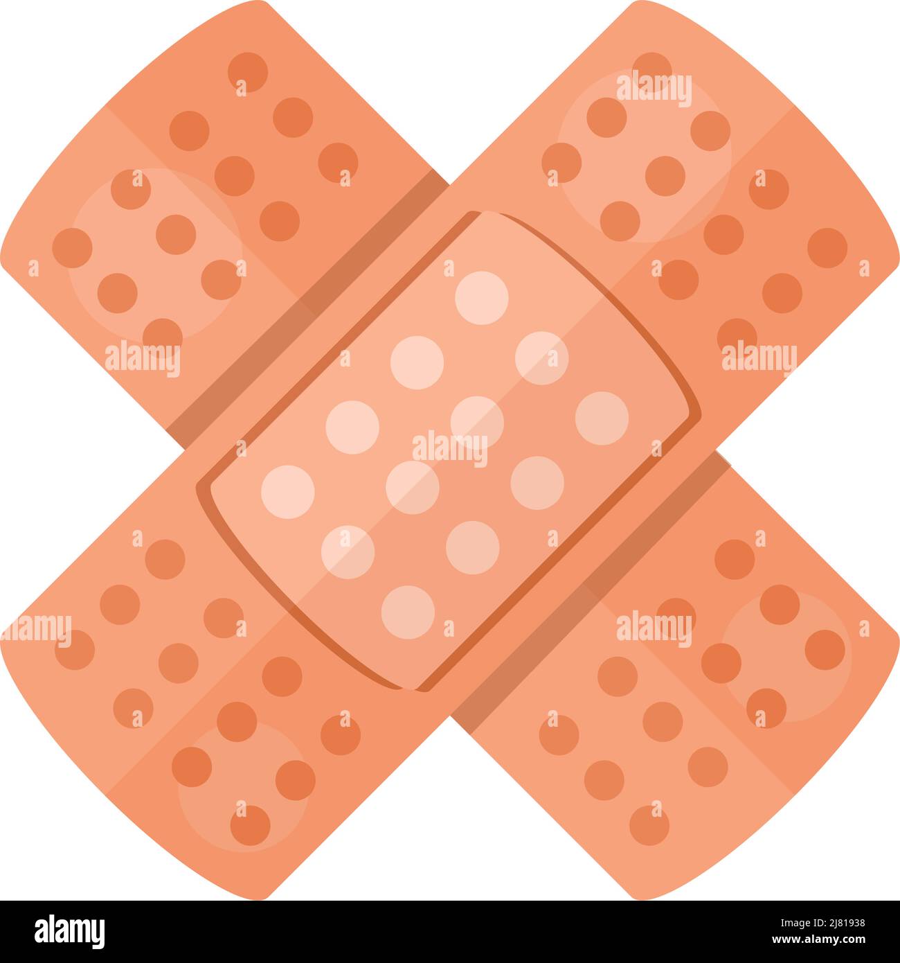 cure bandages crossed medical icon Stock Vector Image & Art - Alamy