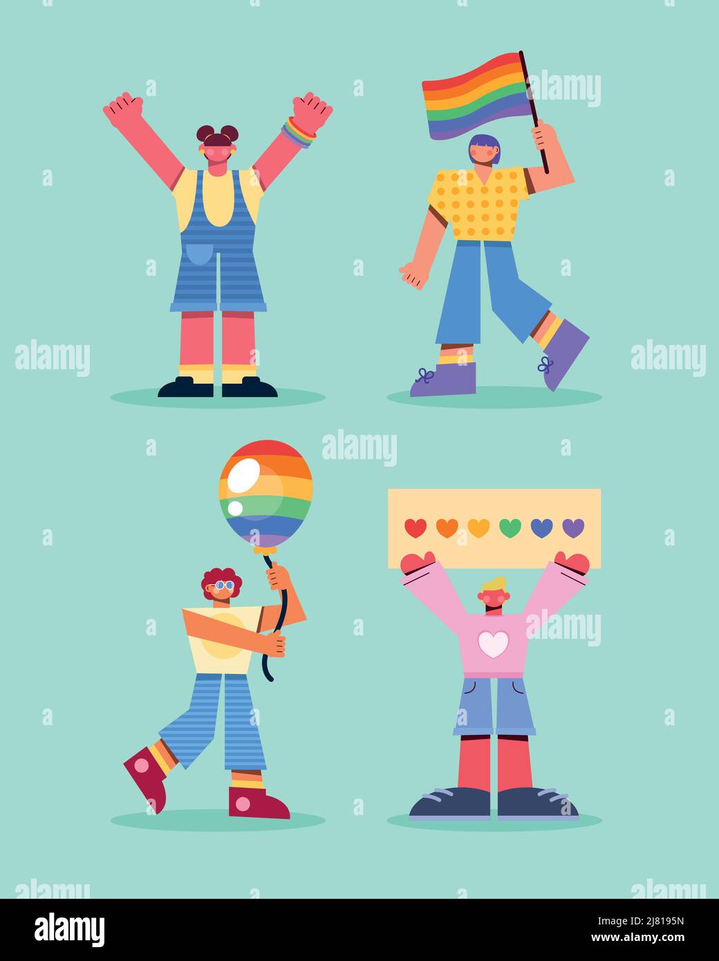 Lgbtiq People Stock Vector Images Alamy