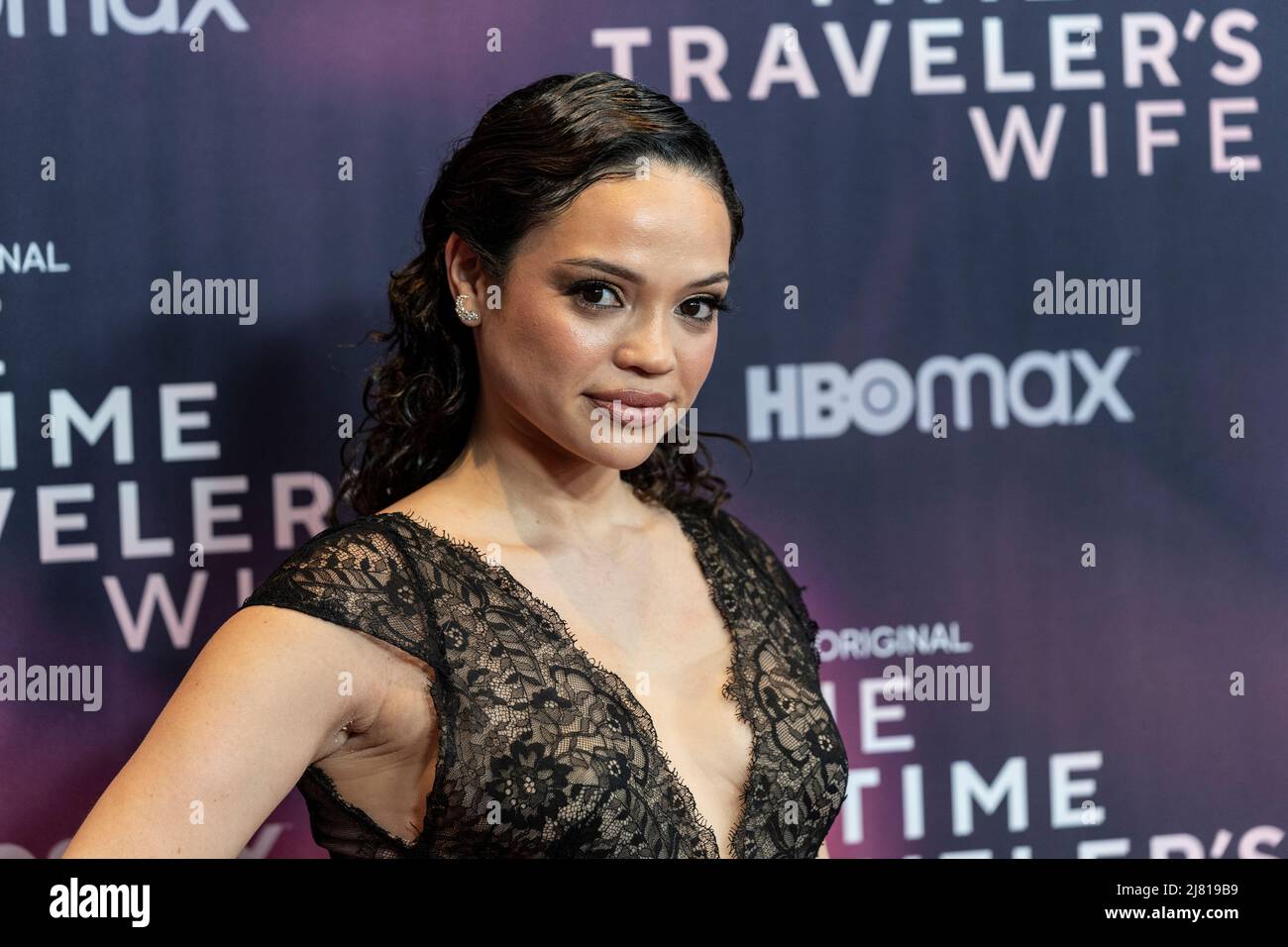 New York, NY - May 11, 2022: Natasha Lopez wearing dress by Marchesa ...