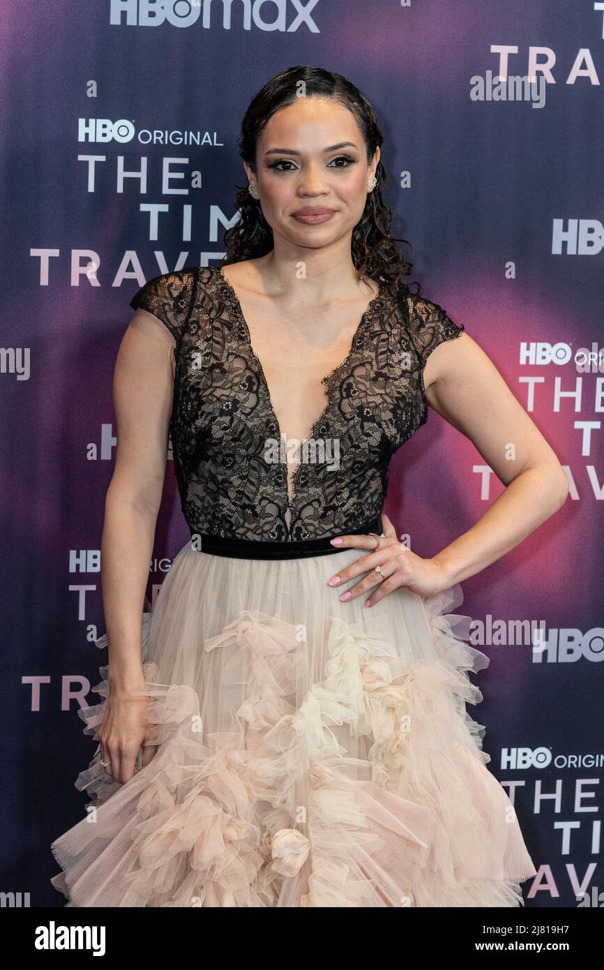 New York, NY - May 11, 2022: Natasha Lopez wearing dress by Marchesa ...