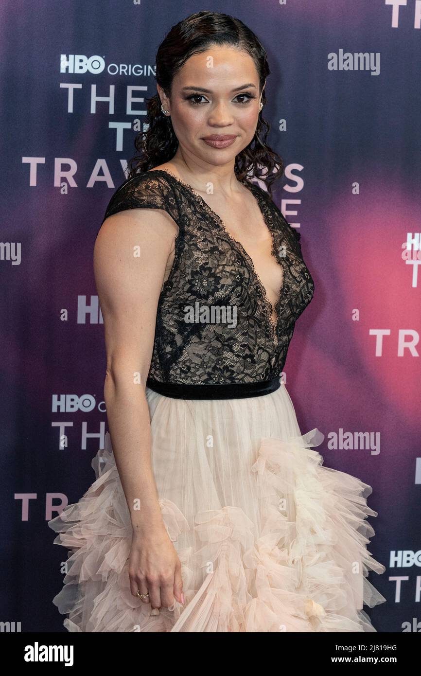 New York, NY - May 11, 2022: Natasha Lopez wearing dress by Marchesa ...