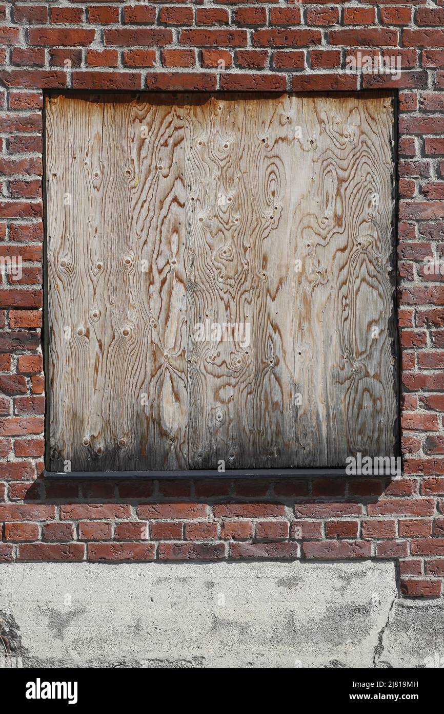 Boarded Up Windows Plywood