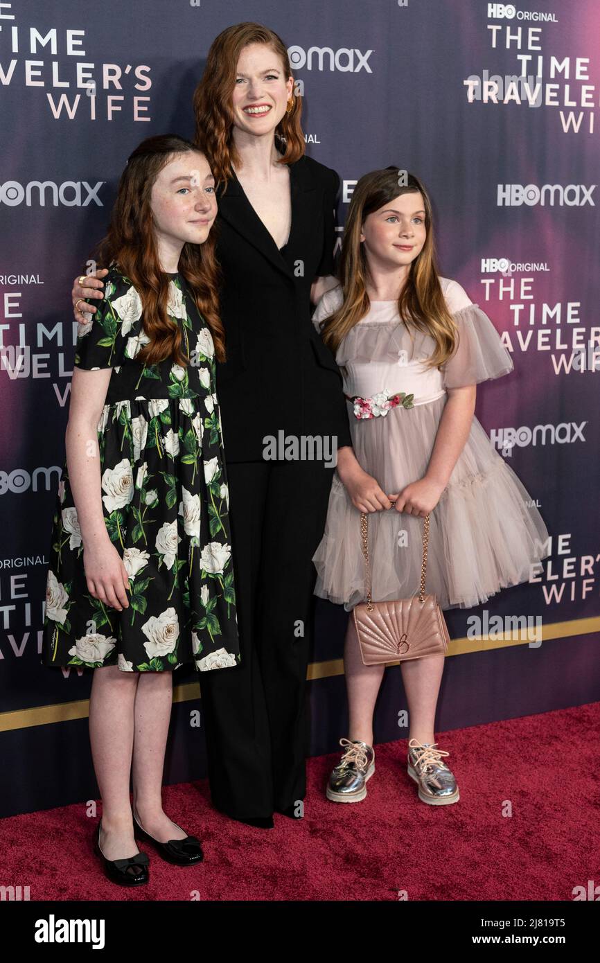 New York, NY - May 11, 2022: Everleigh McDonell, Rose Leslie wearing ...