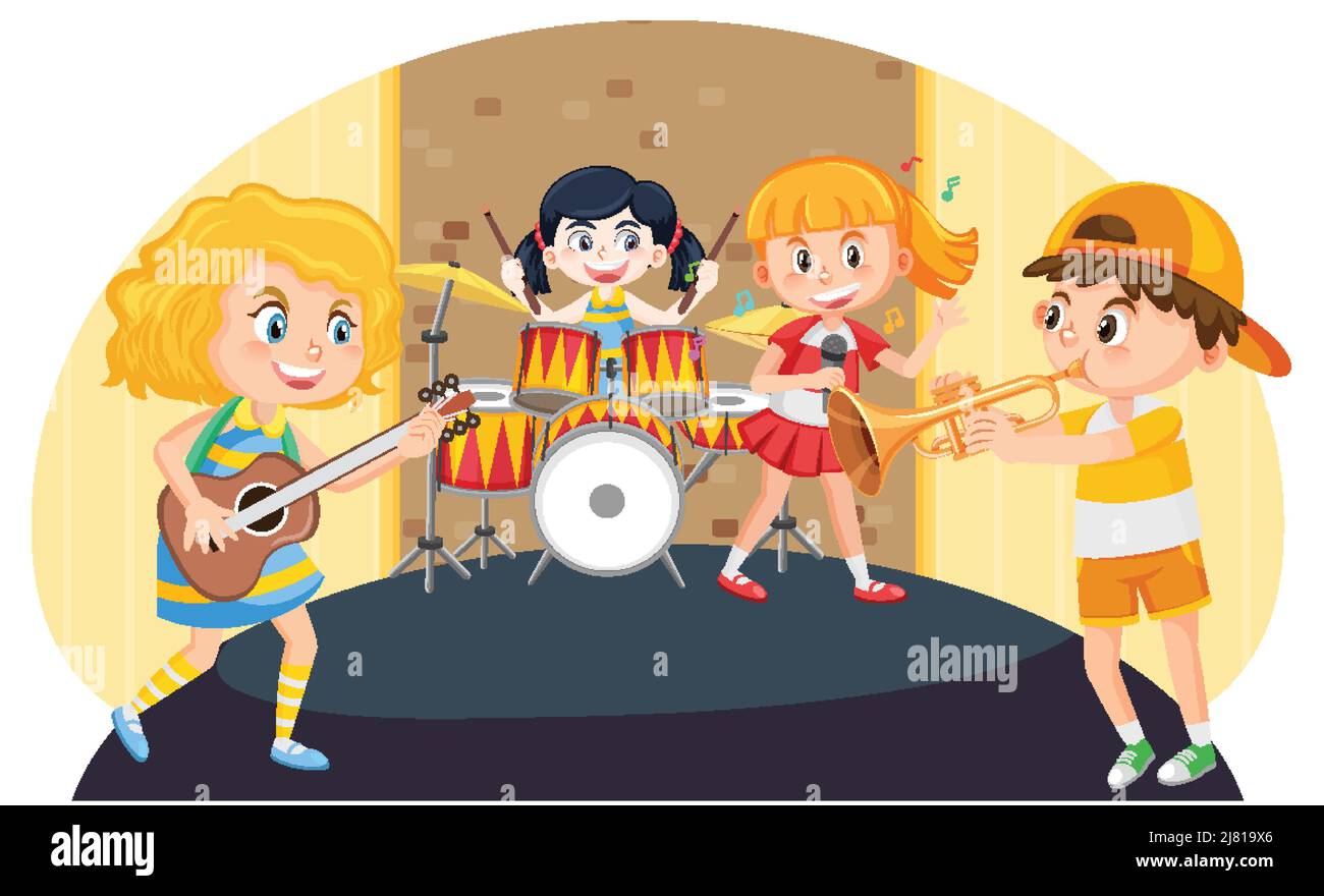 Children drums Cut Out Stock Images & Pictures - Alamy