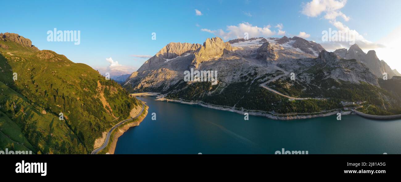 Lago Fedaia (Fedaia Lake), Fassa Valley, Trentino Alto Adige, an ...