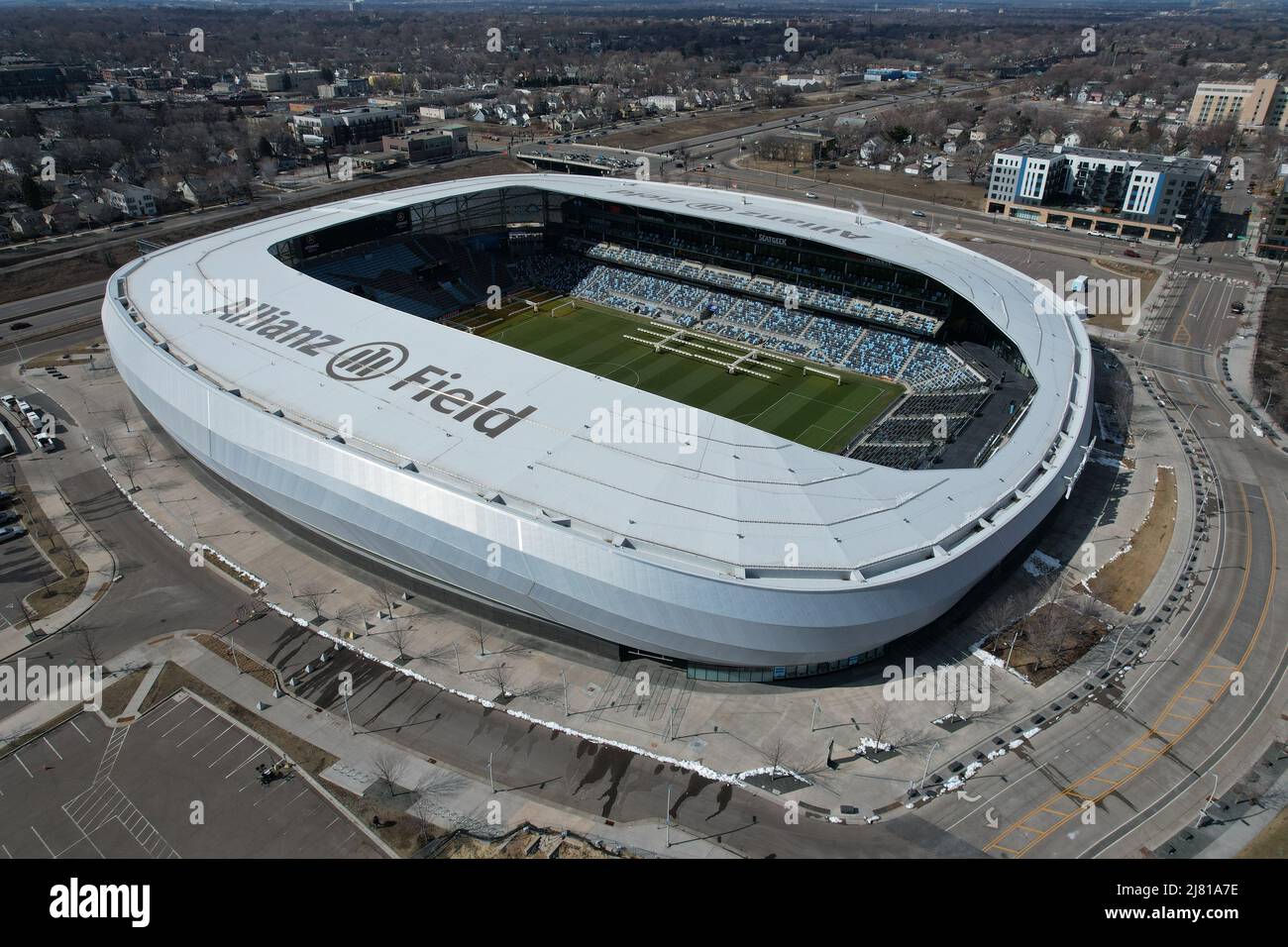 Allianz field st paul stadium hi-res stock photography and images - Alamy