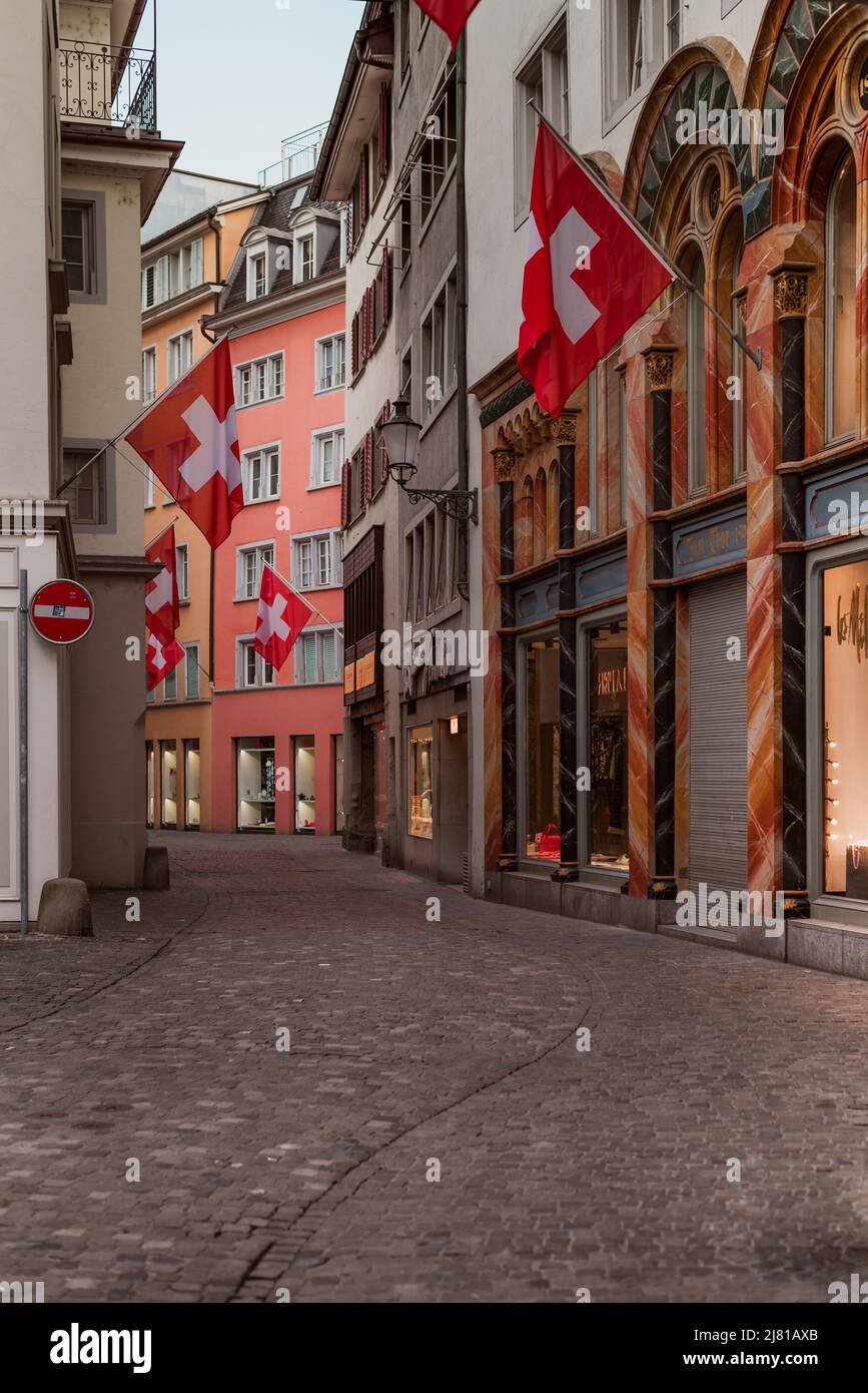 Swiss flags building hi-res stock photography and images - Alamy