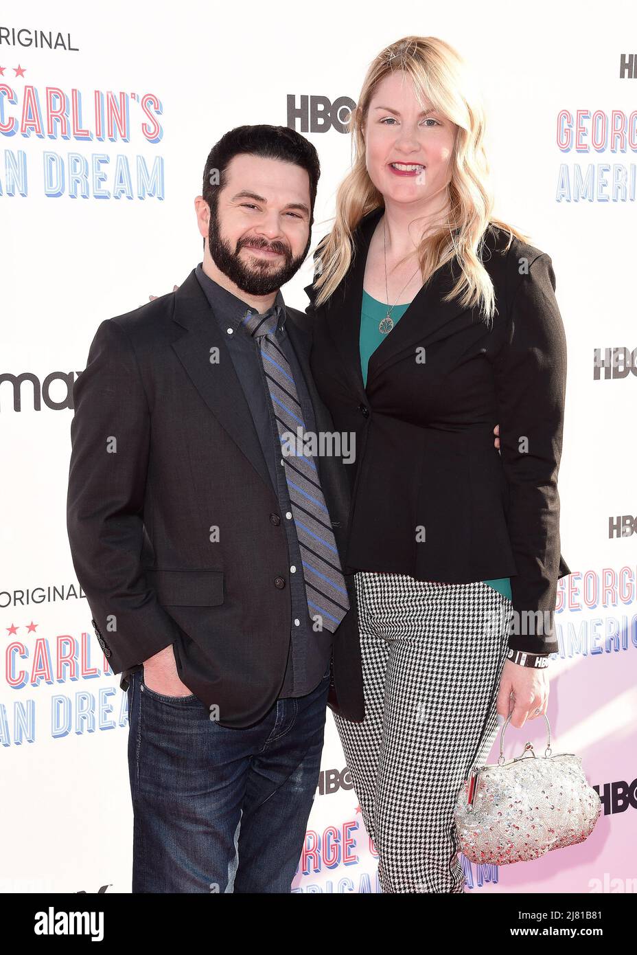 Los Angeles, CA, May 11, 2022. Samm Levine and Rachel Levine on the red ...