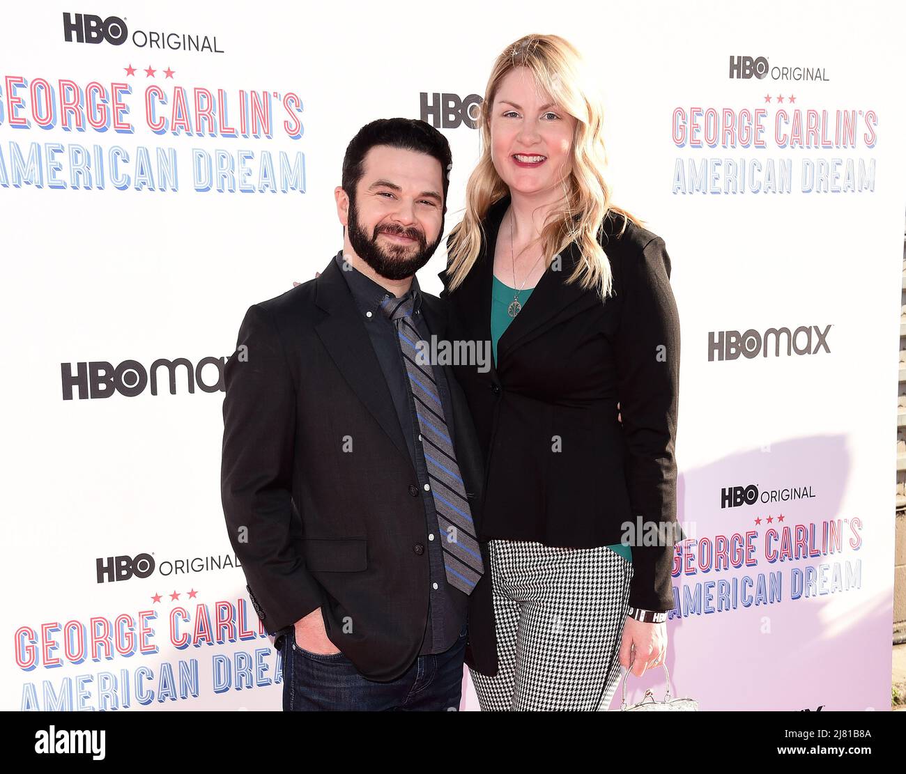 Los Angeles, CA, May 11, 2022. Samm Levine and Rachel Levine on the red ...
