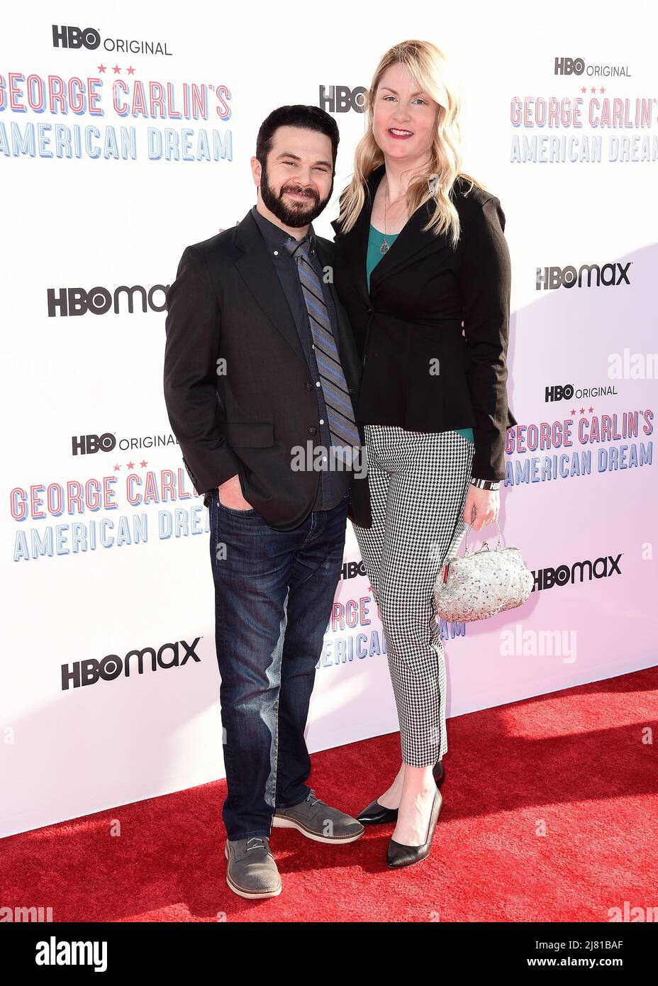 Los Angeles, CA, May 11, 2022. Samm Levine and Rachel Levine on the red ...