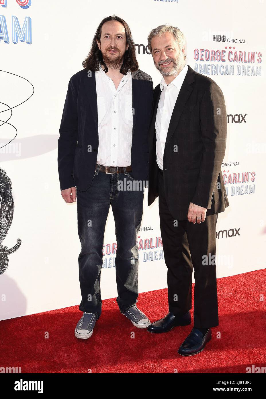 Los Angeles, CA, May 11, 2022. Michael Bonfiglio and Judd Apatow on the ...