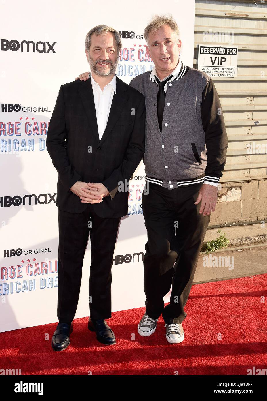Los Angeles, CA, May 11, 2022. Judd Apatow and Wayne Federman on the ...