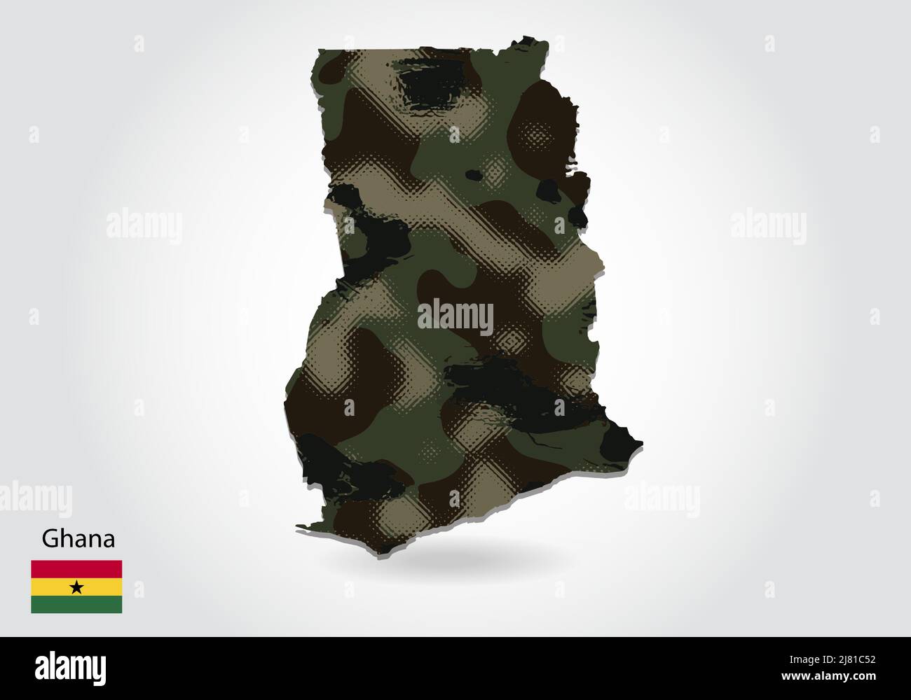 Green forest map ghana hi-res stock photography and images - Alamy