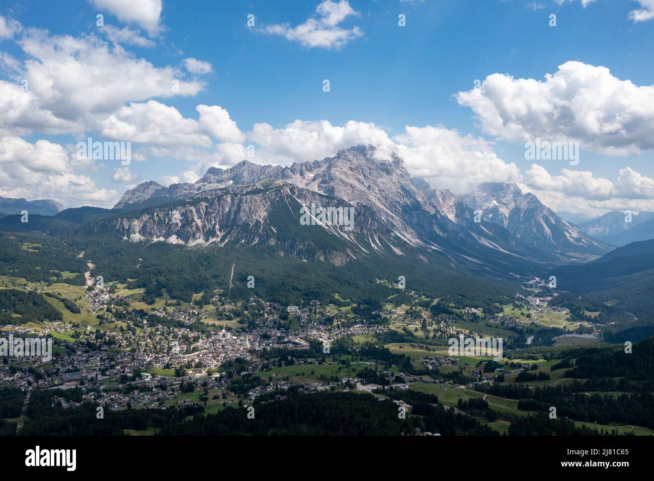 Amazing landscape at the Dolomites in Italy. Dolomites Unesco world ...