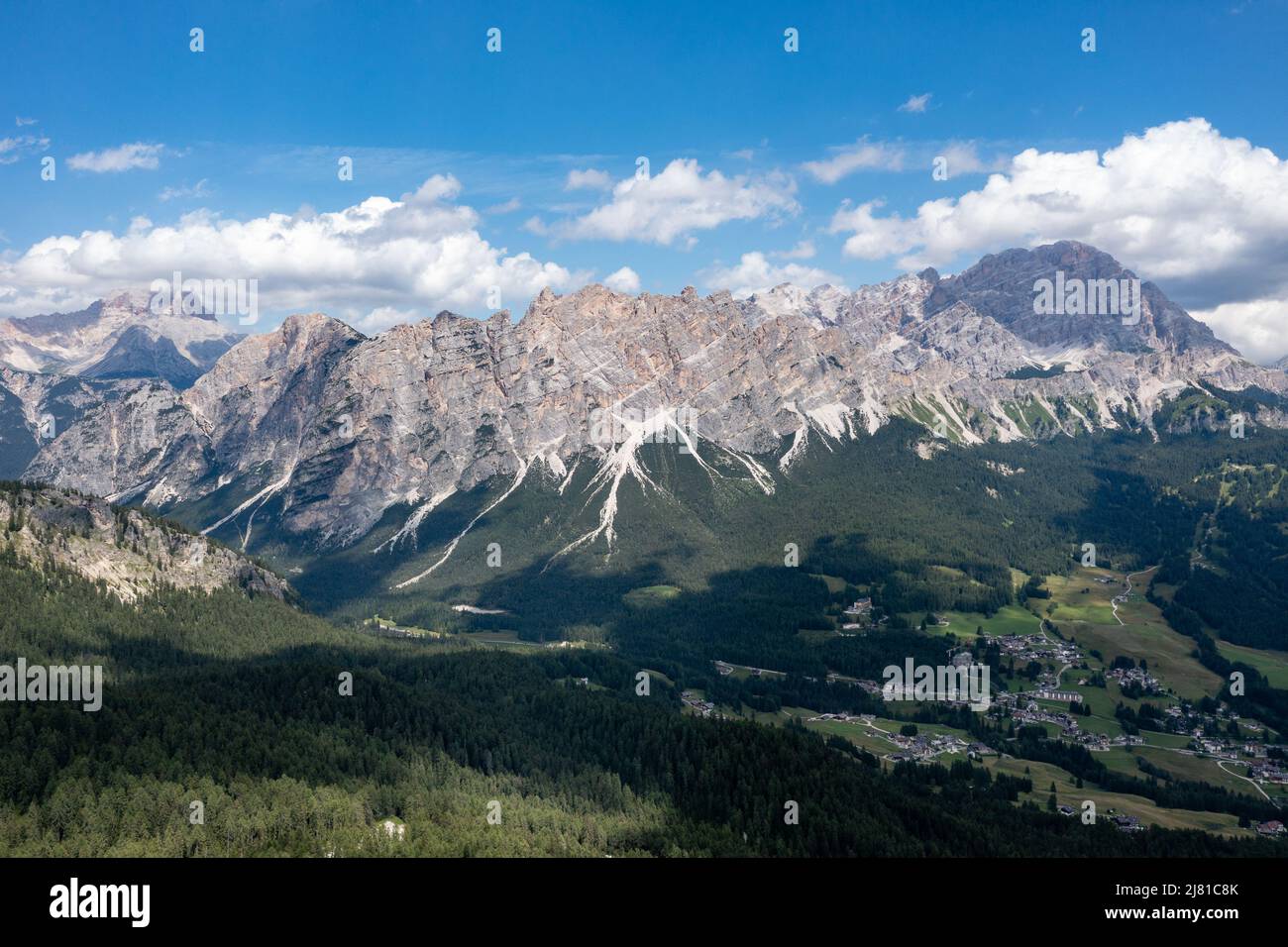 Amazing landscape at the Dolomites in Italy. Dolomites Unesco world ...
