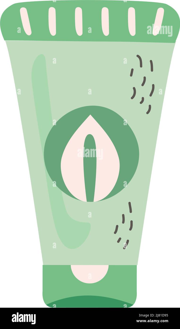 green tube cosmetic product icon Stock Vector Image & Art - Alamy