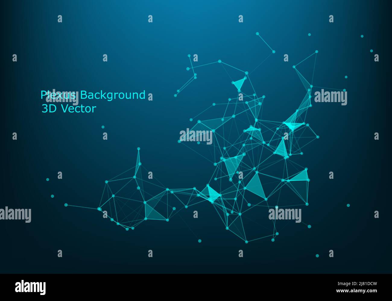 Abstract technology background. Science background. Big data. Background vector. Plexus effect ...