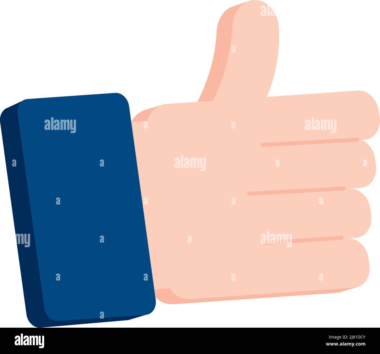 hand like social media icon Stock Vector Image & Art - Alamy