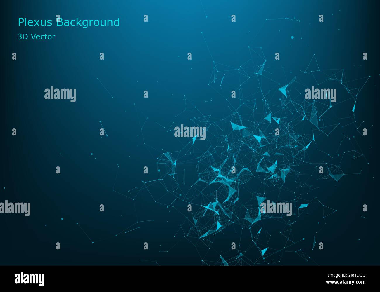 Abstract technology background. Science background. Big data. Background vector. Plexus effect ...