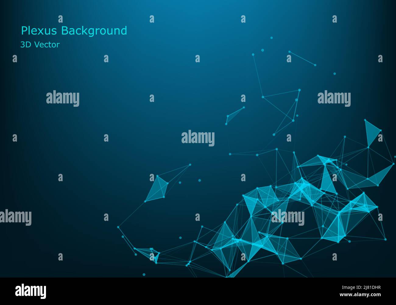 Abstract technology futuristic network. computer geometric digital connection structure. vector ...