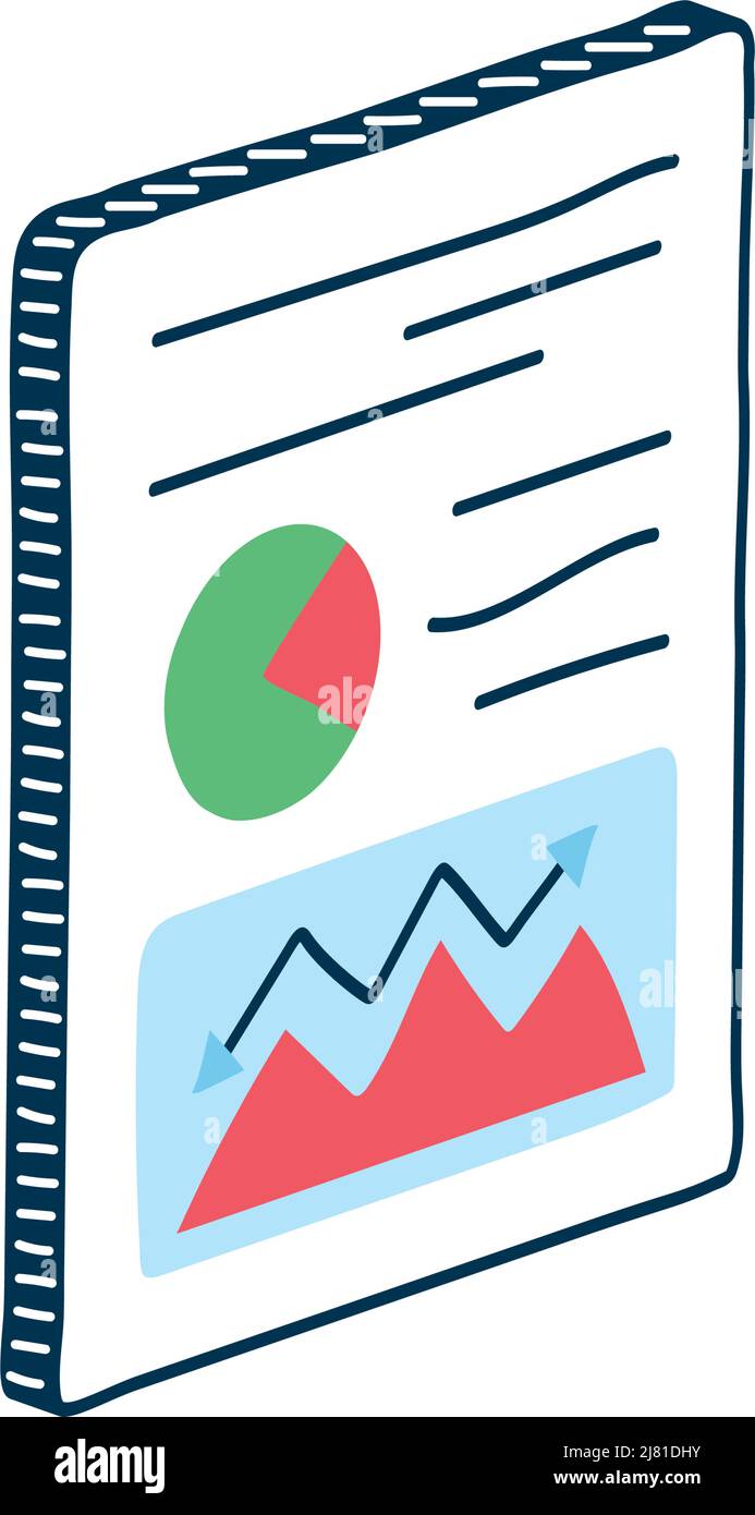 document with statistics file icon Stock Vector Image & Art - Alamy
