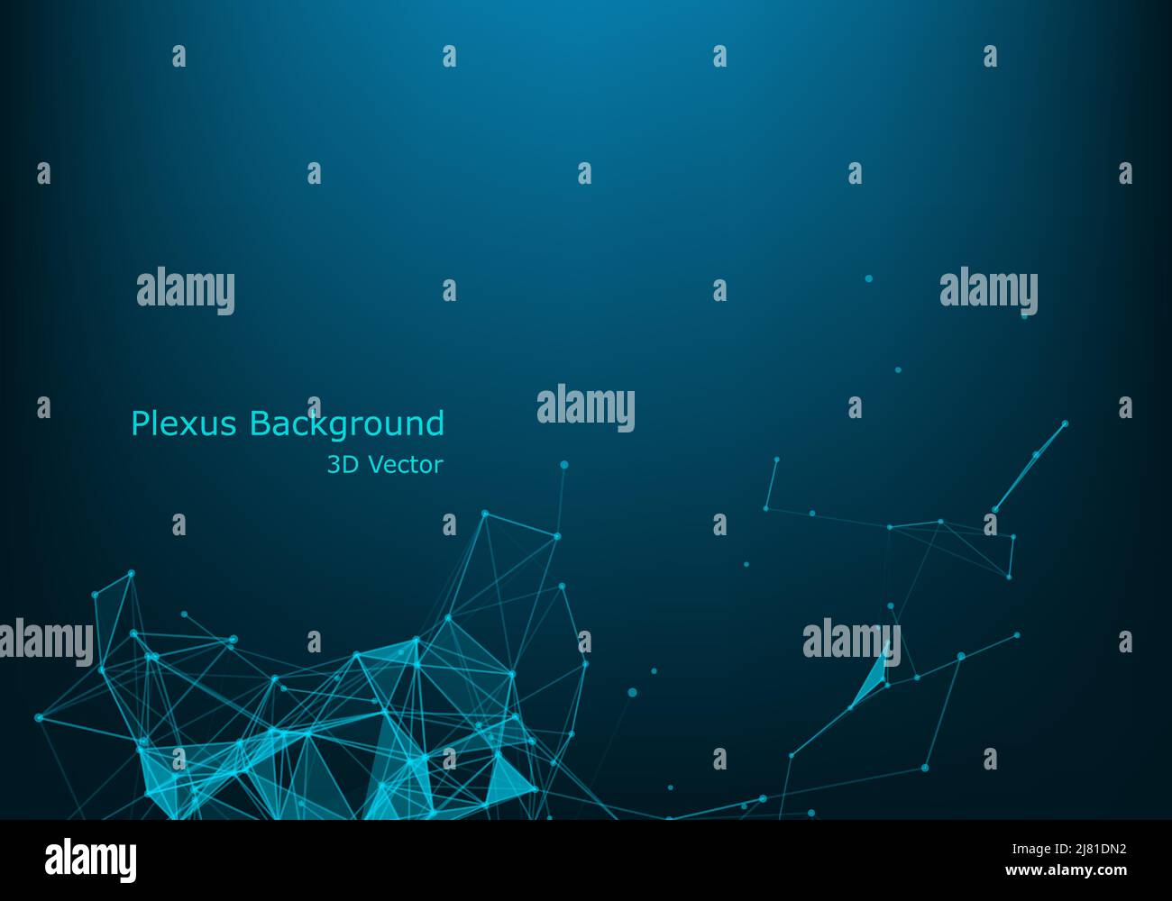 Communications or technology, science concepts. Plexus hexagon ...