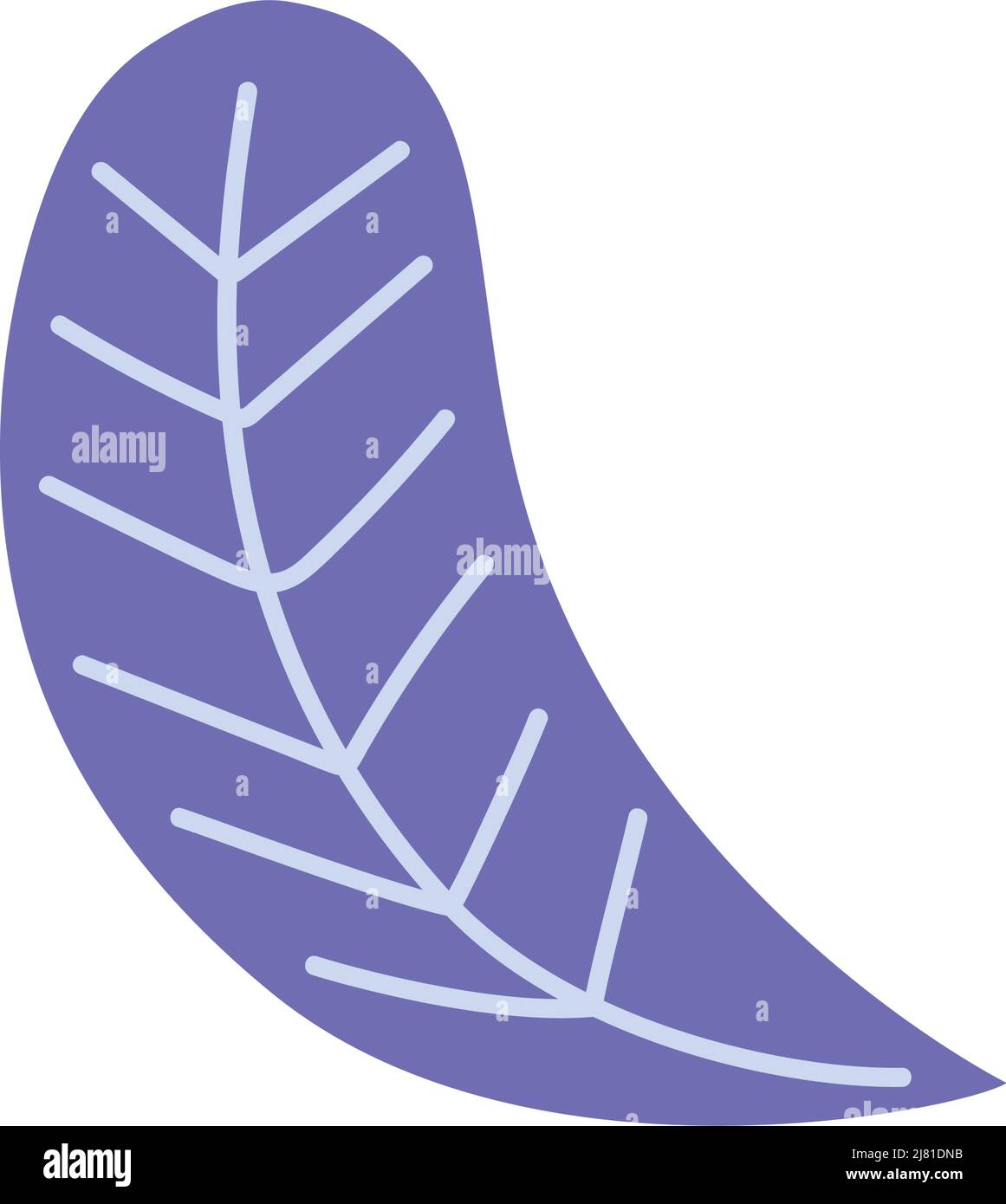 purple color leaf nature icon Stock Vector Image & Art - Alamy