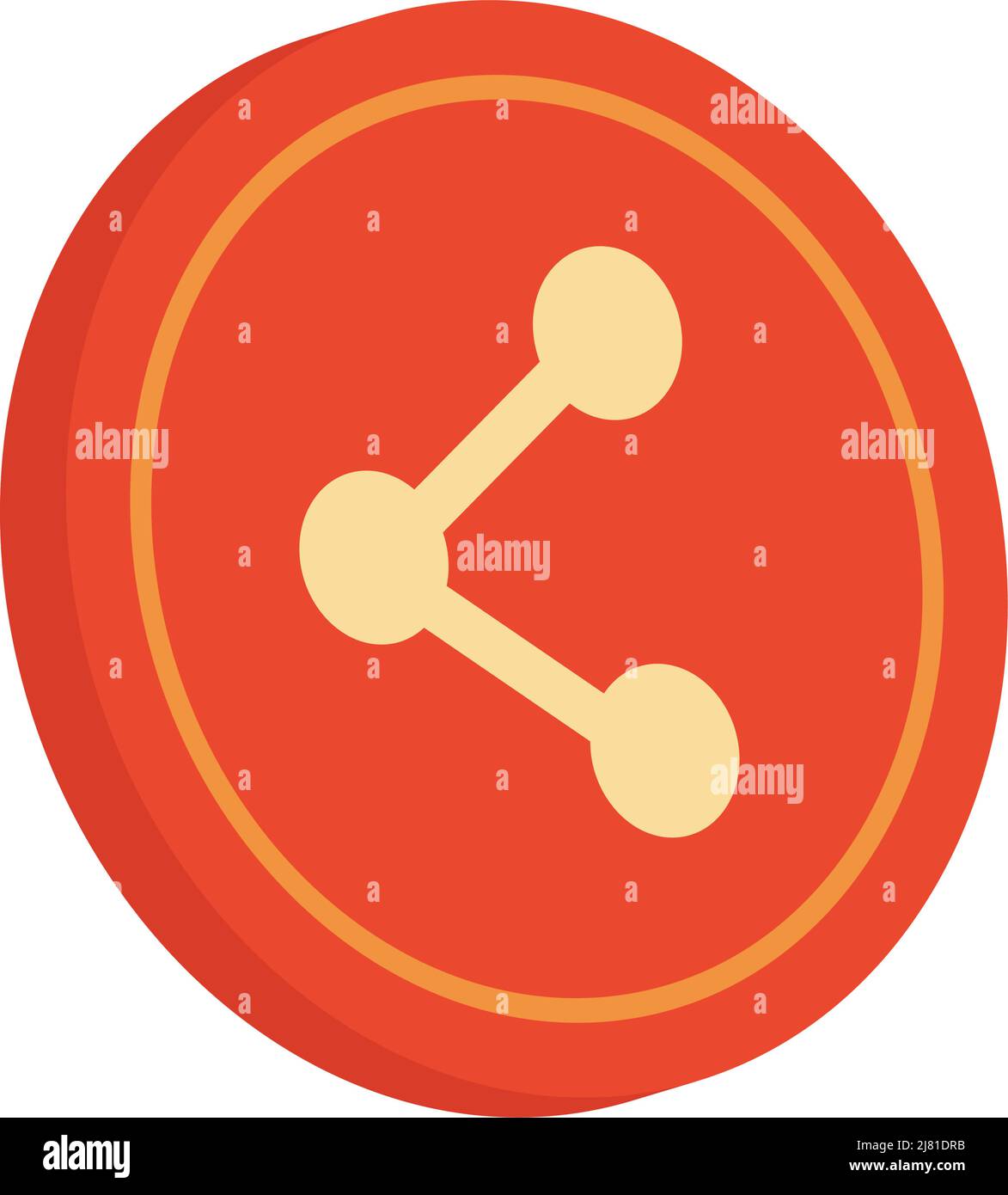 share button social media icon Stock Vector Image & Art - Alamy