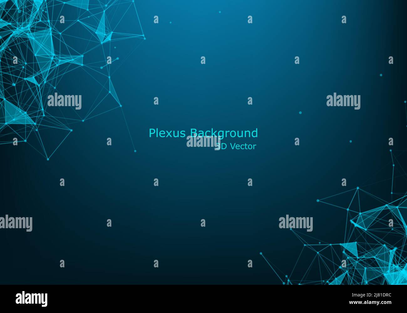 Network connection dots and lines. Technology background. Plexus. Big data background Stock ...