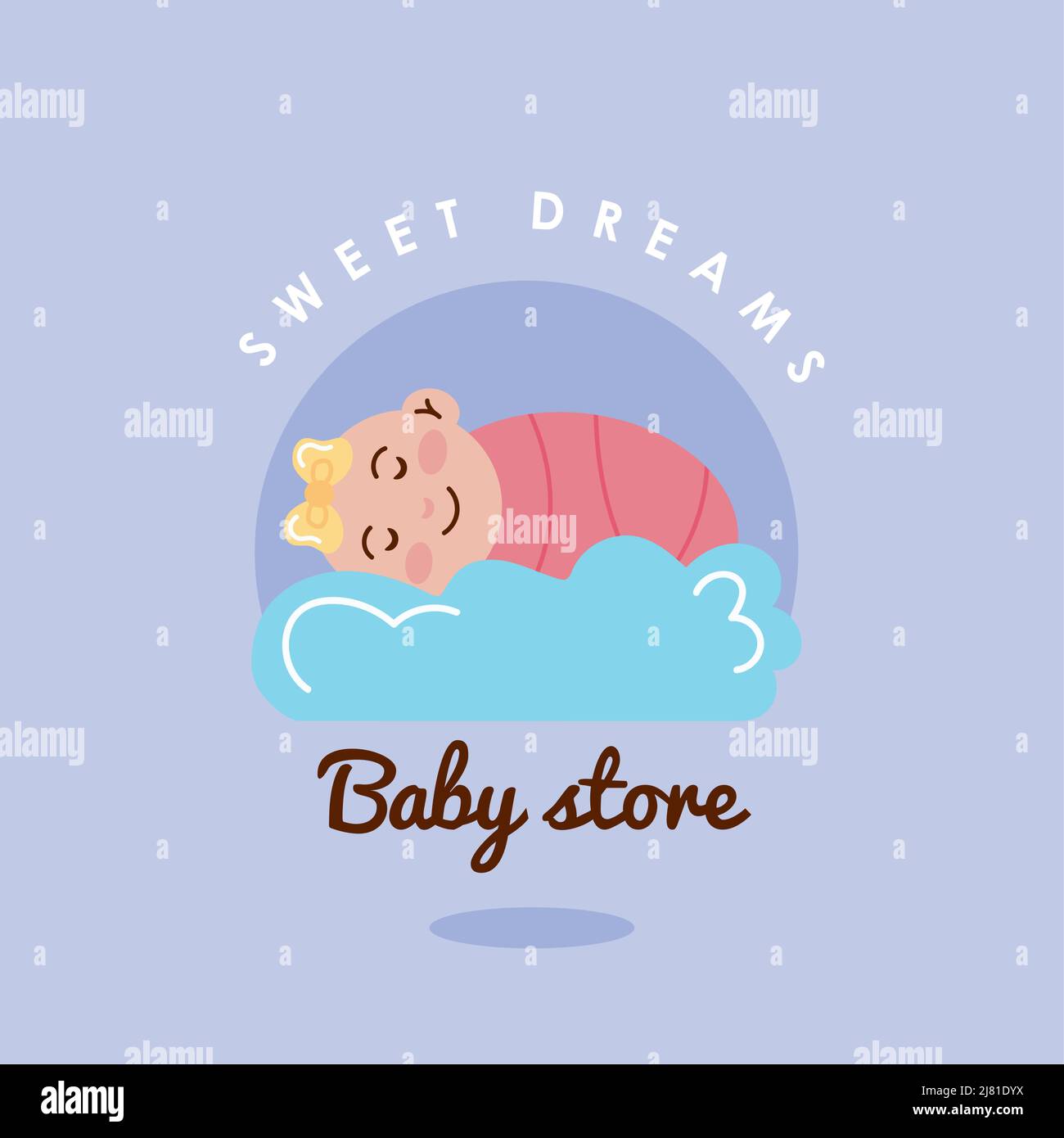 Infant product label Stock Vector Images - Alamy