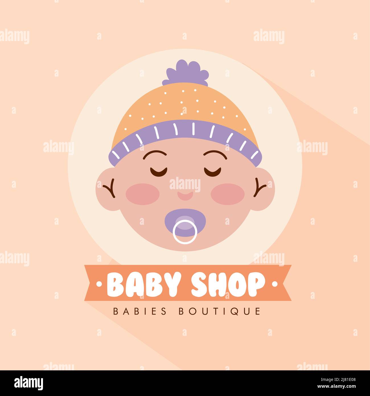 Infant product label Stock Vector Images - Alamy