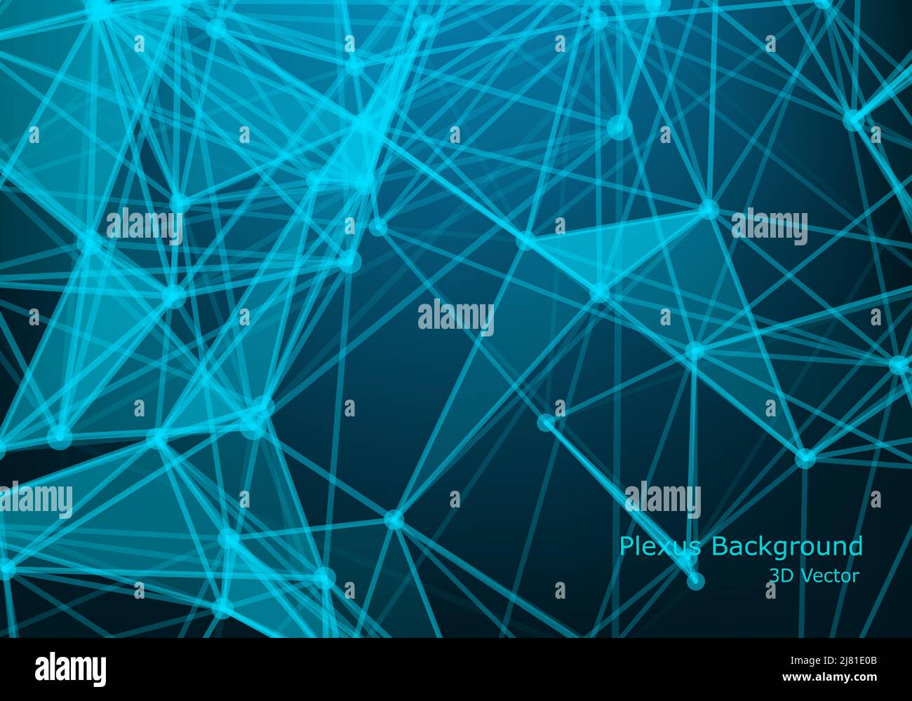 Abstract polygonal background, geometrical backdrop with connecting dots, lines, triangles for ...