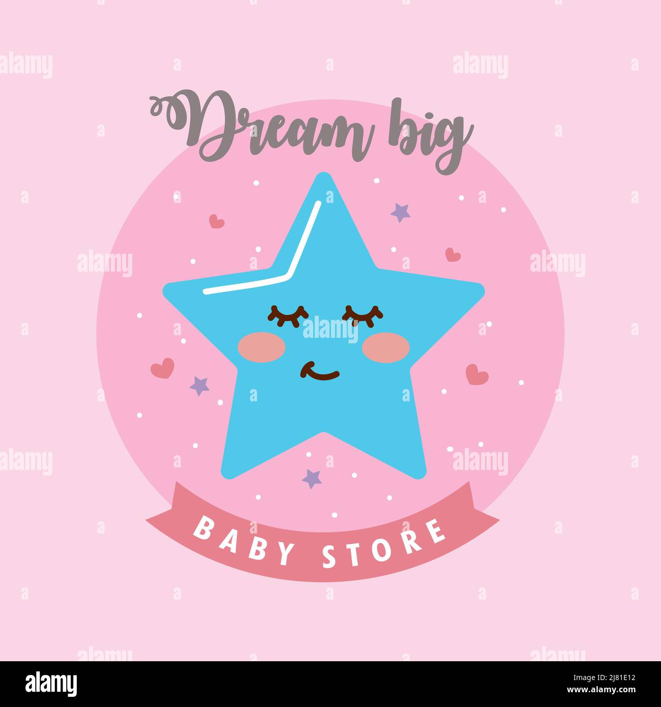 baby store dream big label Stock Vector Image & Art - Alamy