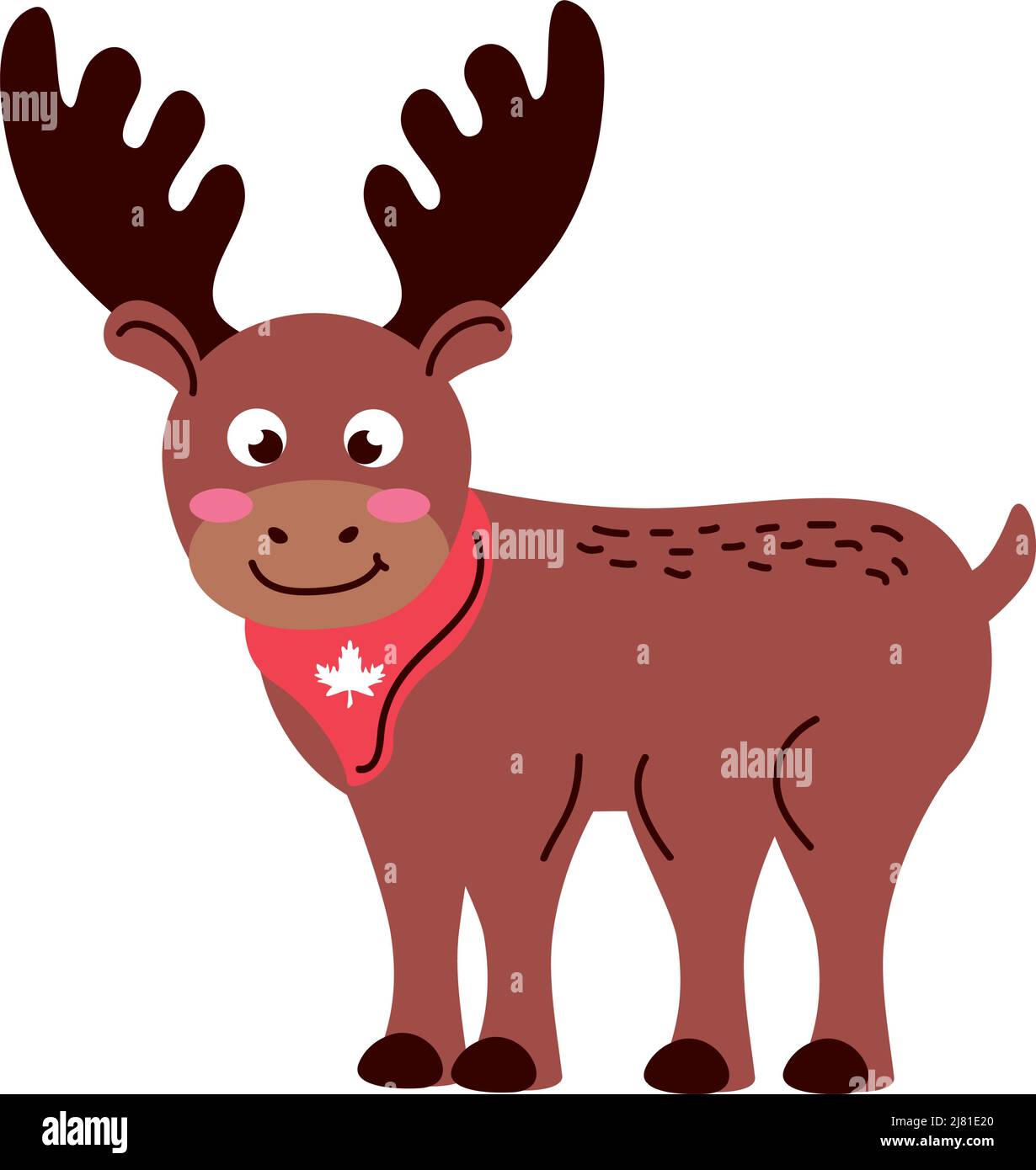 Happy canada day moose hi-res stock photography and images - Alamy