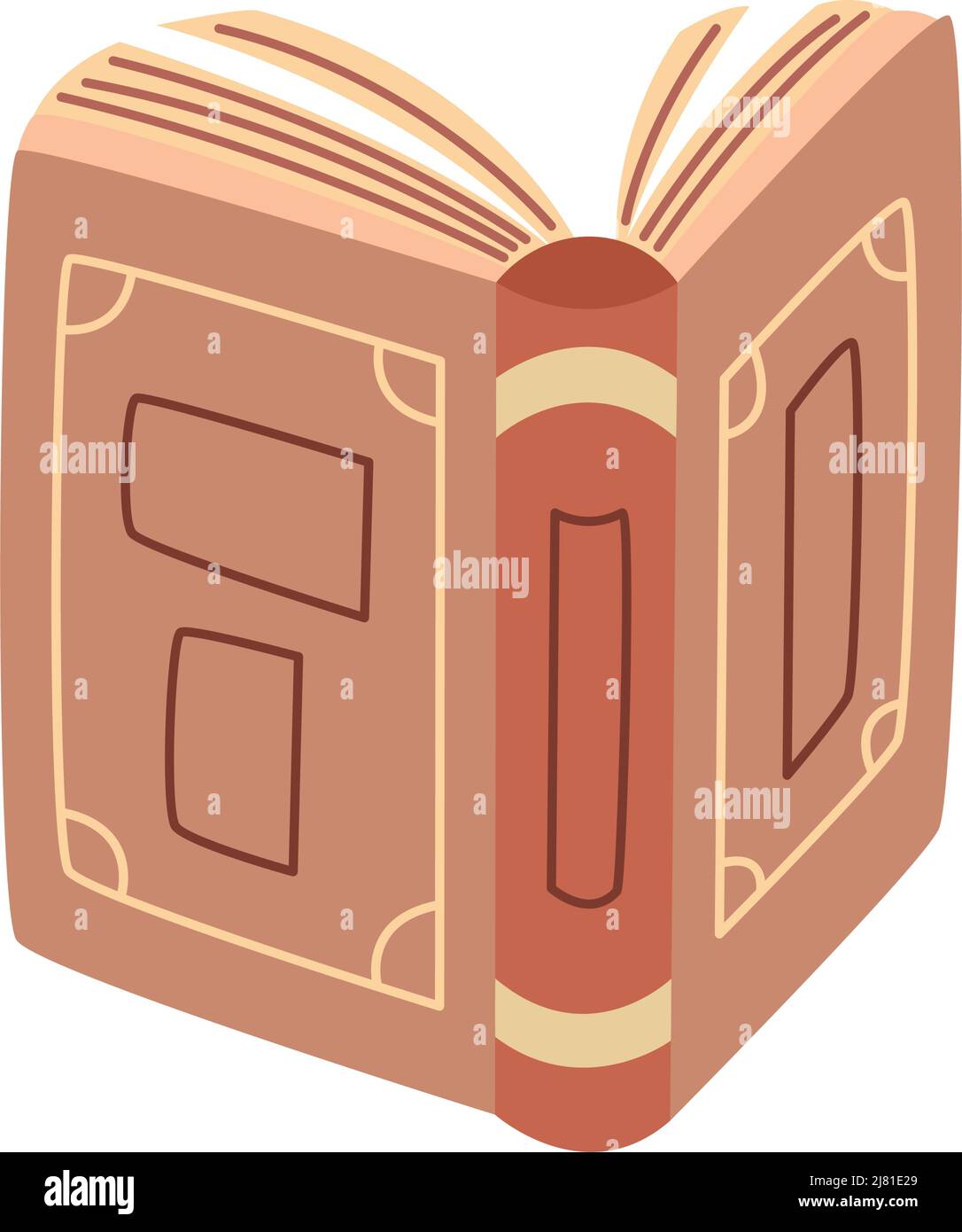 orange book open educative icon Stock Vector Image & Art - Alamy