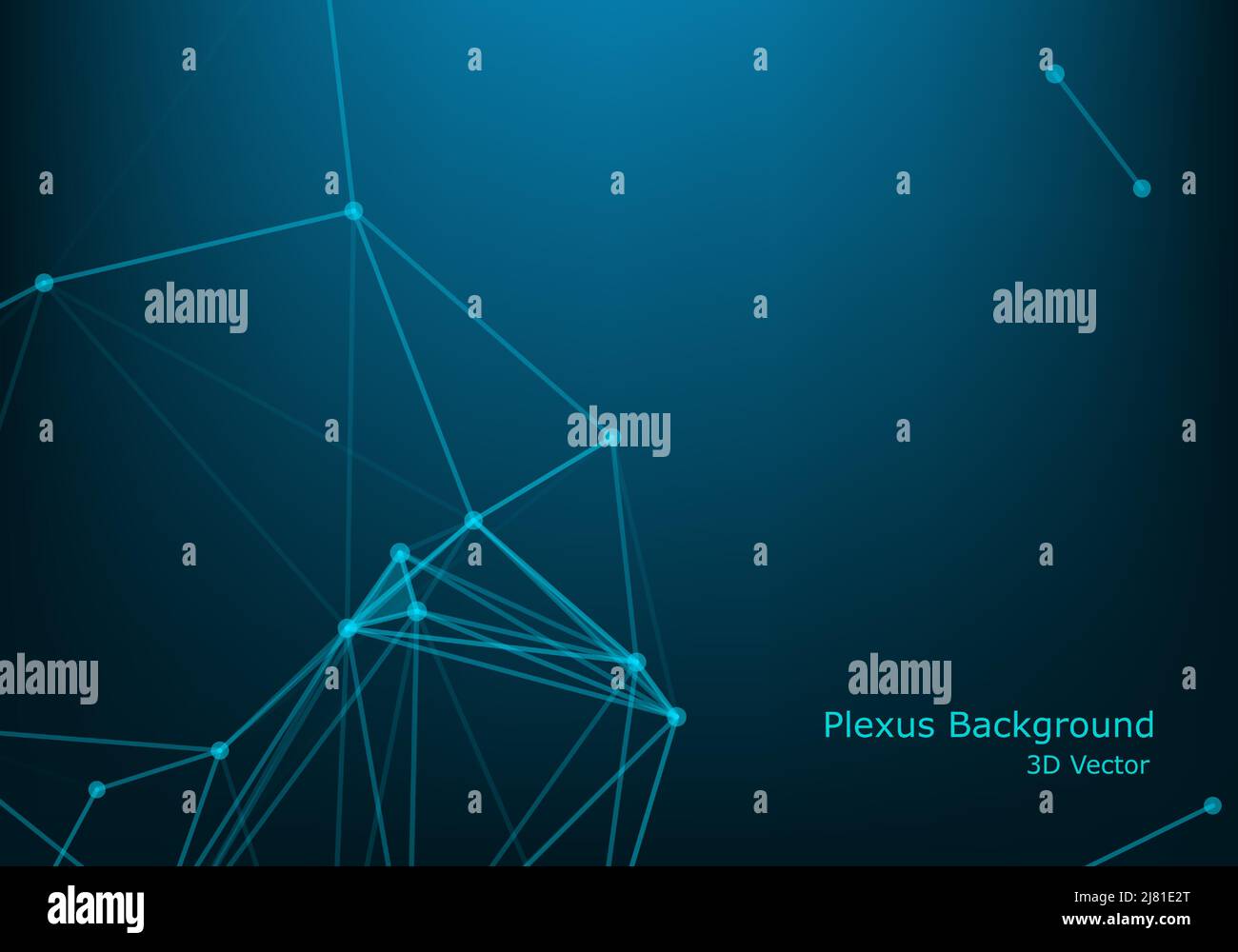 Abstract polygonal background, geometrical backdrop with connecting dots, lines, triangles for ...