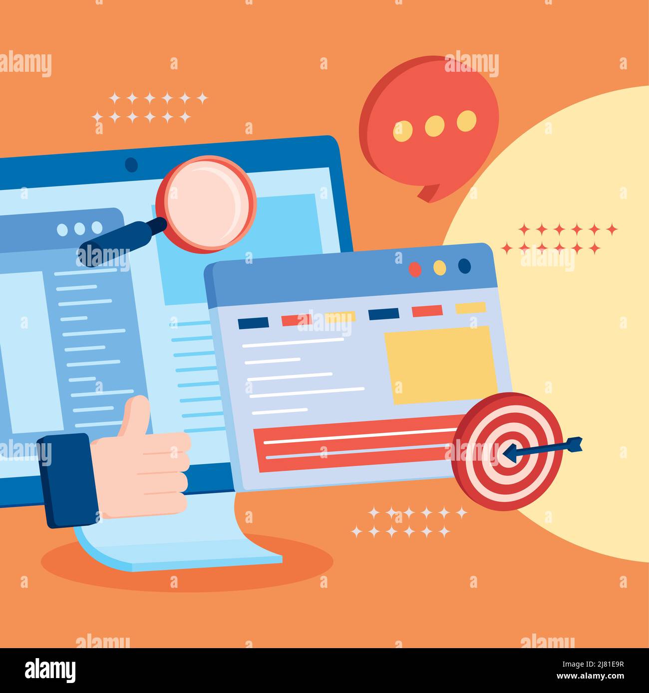 digital marketing in desktop icons Stock Vector Image & Art - Alamy digital marketing in desktop icons Stock Vector Image & Art - Alamy
