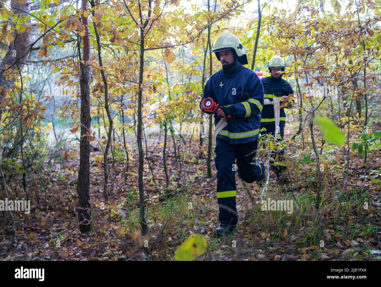 Firefighter forest shovel hi-res stock photography and images - Alamy