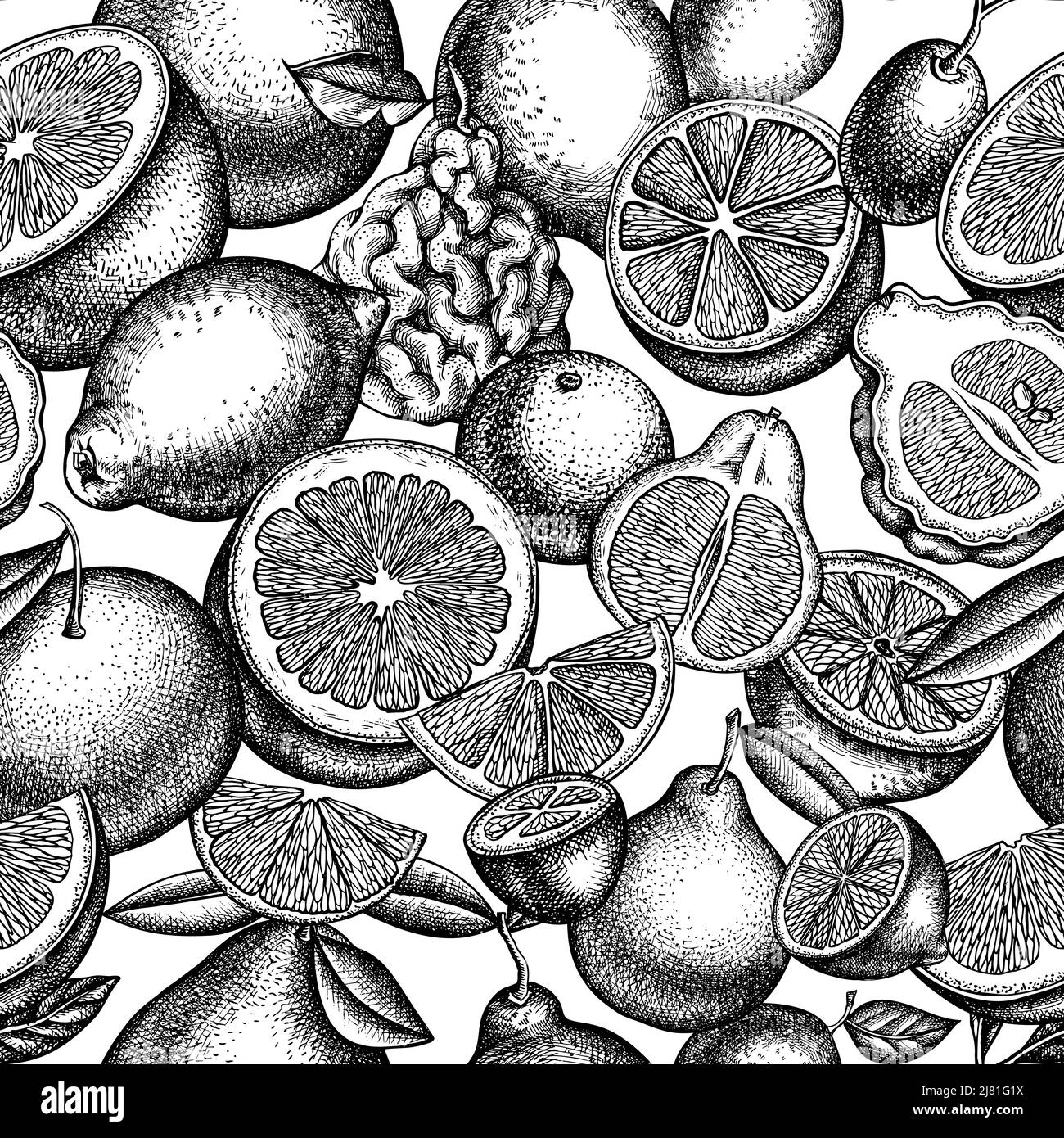 Tangelo fruit Black and White Stock Photos & Images - Alamy
