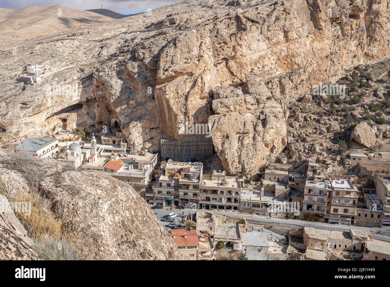 Town maloula maaloula in syria hi-res stock photography and images - Alamy