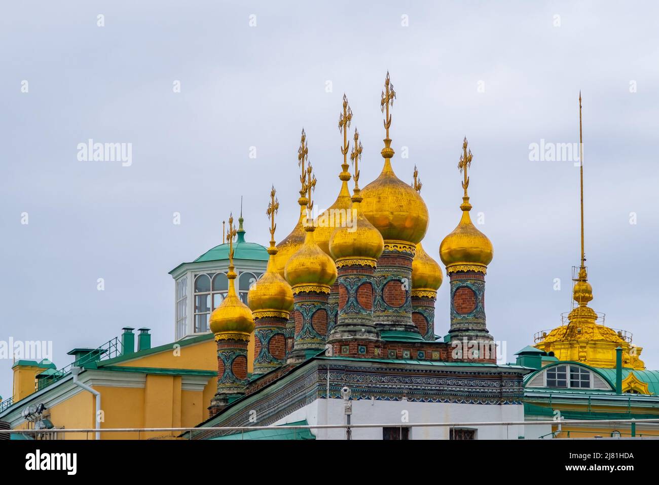 Inside the Kremlin's wall - Ivan the Great Bell Tower in Moscow, Russia ...