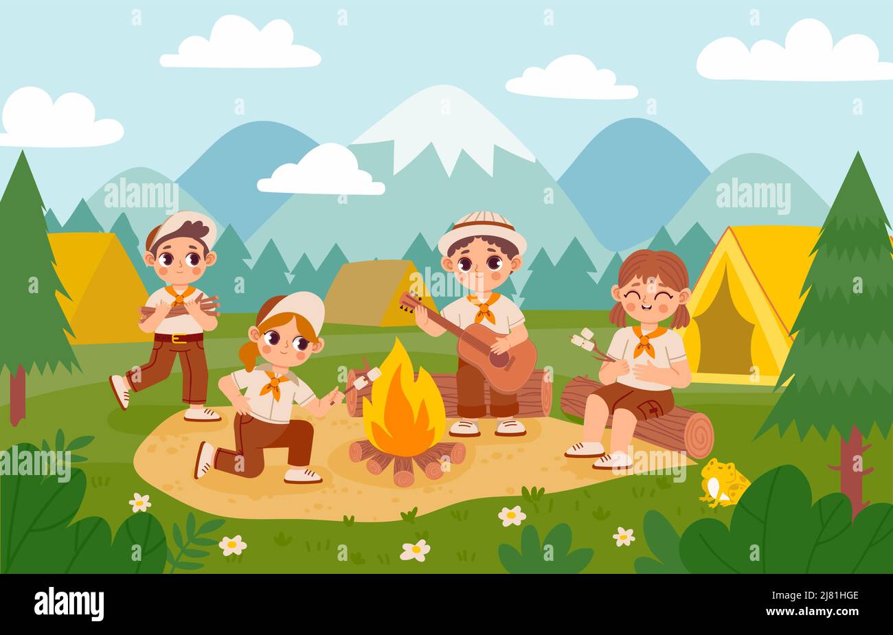 Scout scouting tent hi-res stock photography and images - Alamy