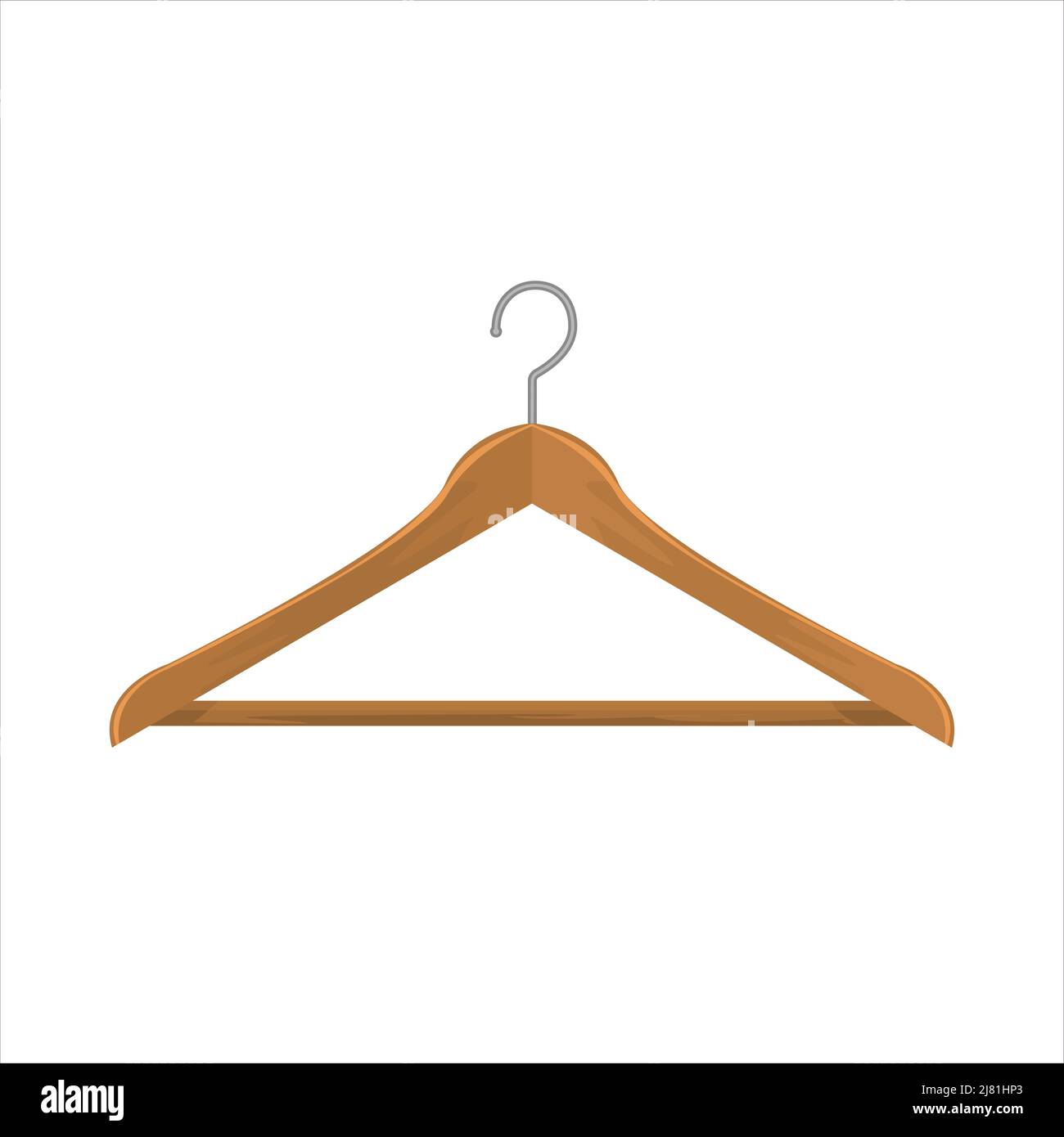 Empty wooden hanger for your design Stock Vector Image & Art - Alamy