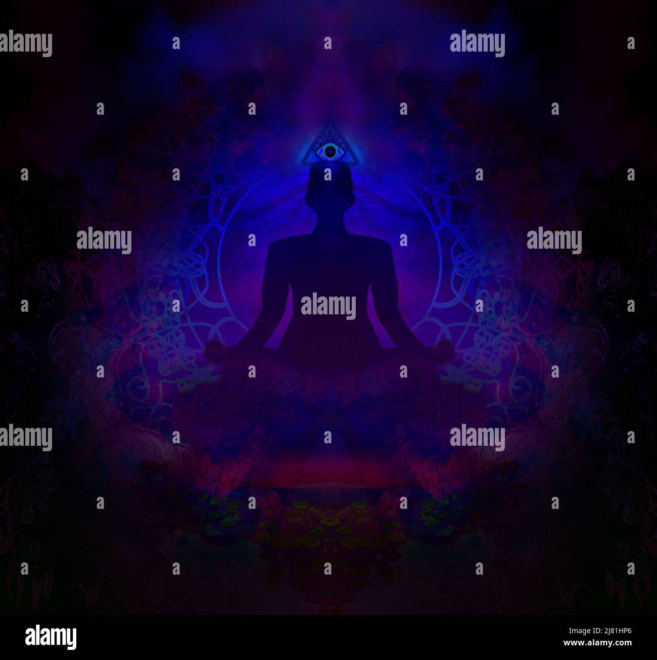 Man third eye psychic supernatural senses hi-res stock photography and ...