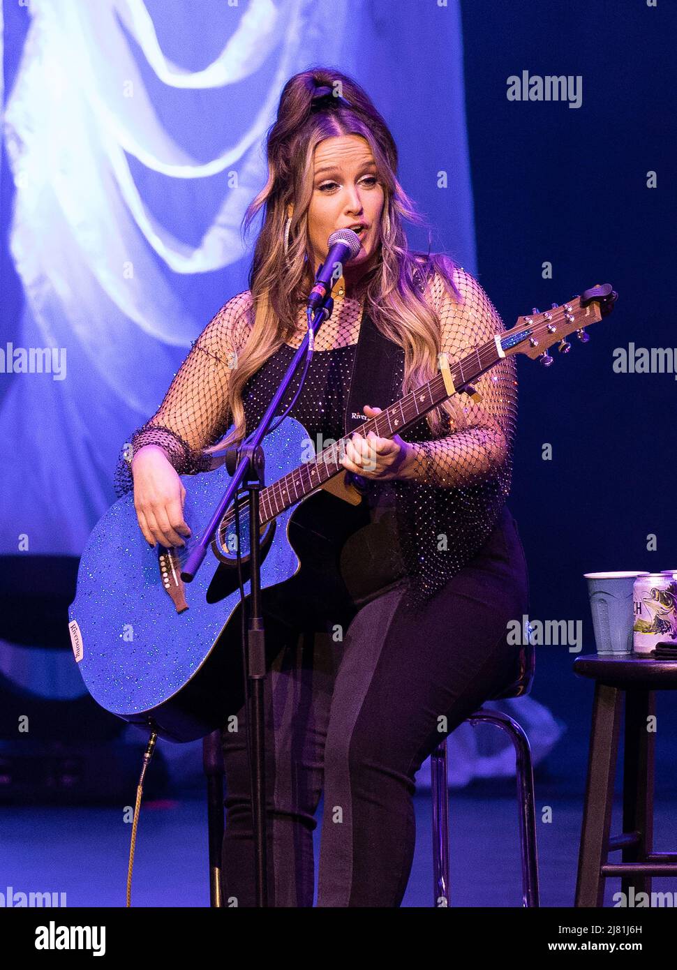 HOLLYWOOD, FLORIDA - MAY 11: Priscilla Block performs during Audacy's ...