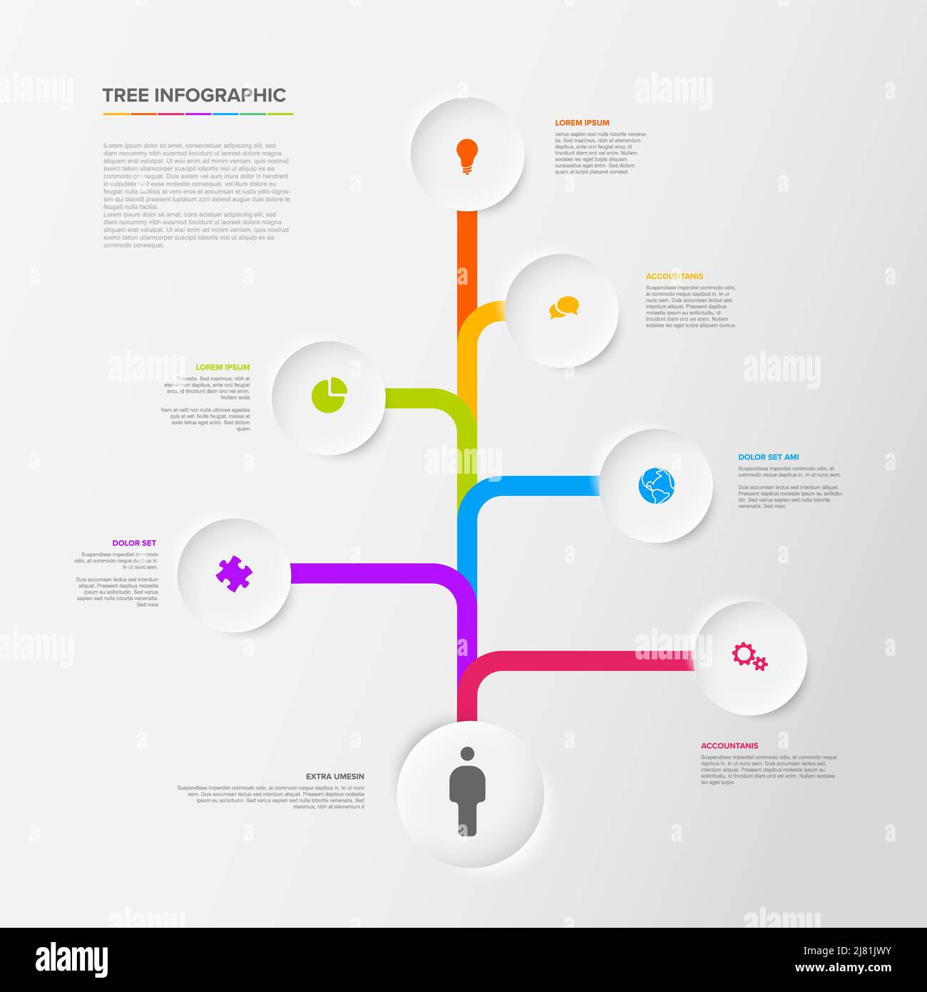 Infographic Tree Template